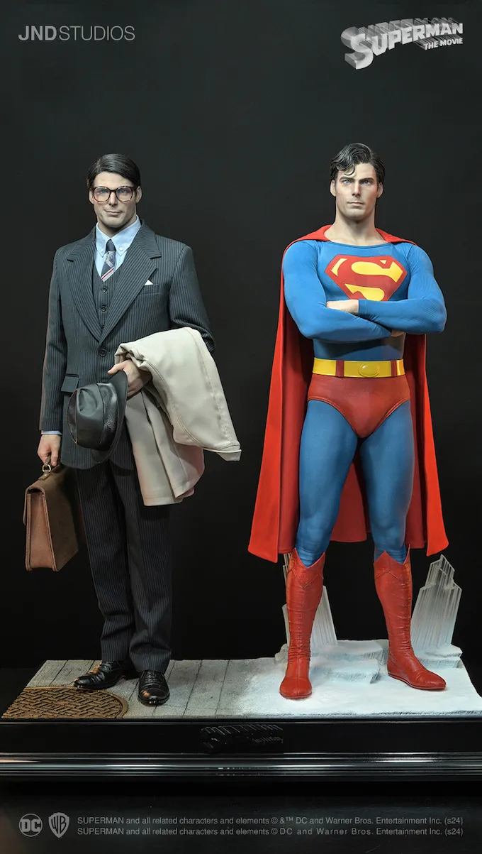 JND Studios Release Hyperreal 1:3 Scale Superman & Clark Kent Movie Statues - The Aspiring ...