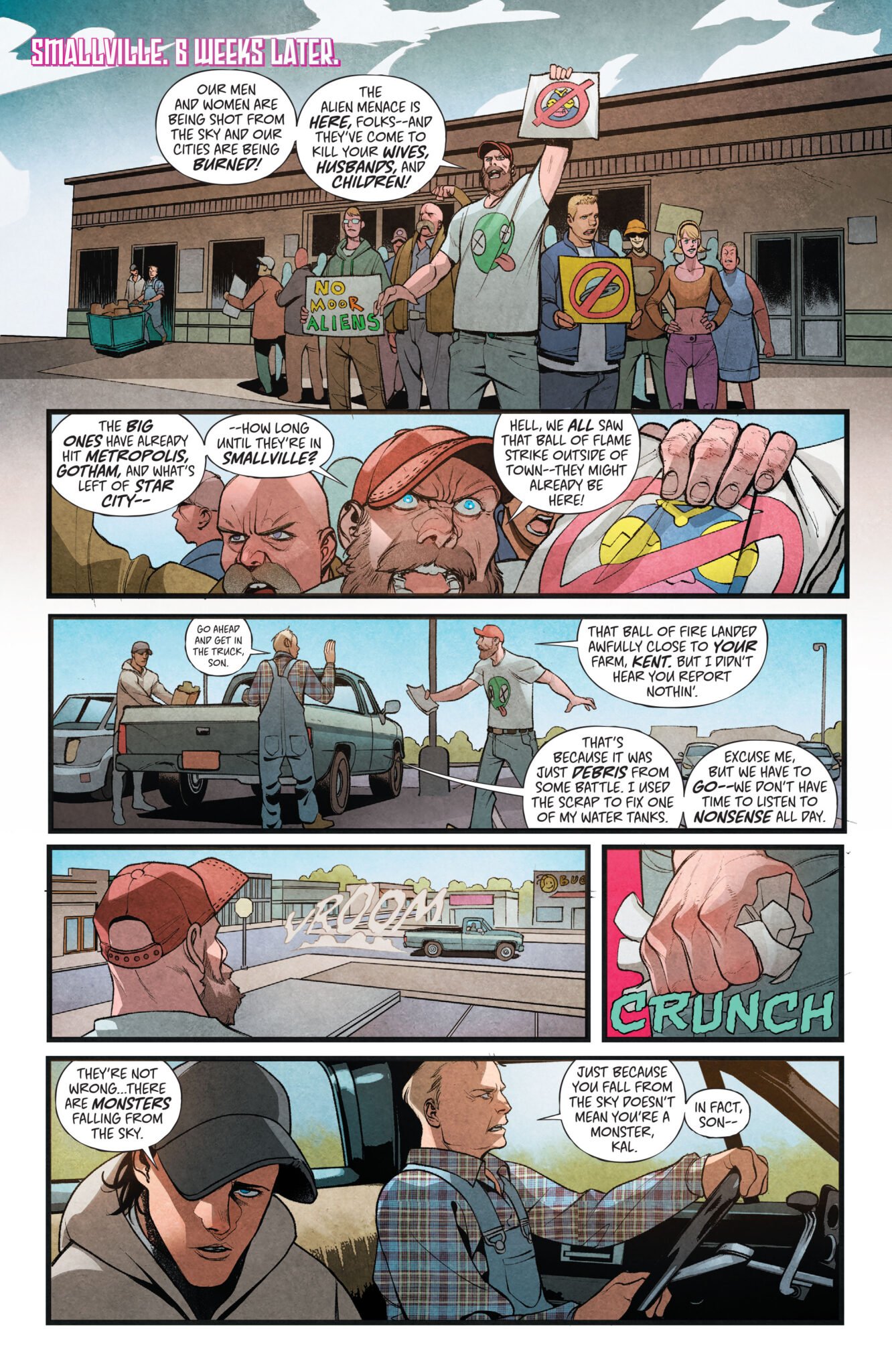 DC Mech #4 Preview - The Aspiring Kryptonian - Superman Superfan
