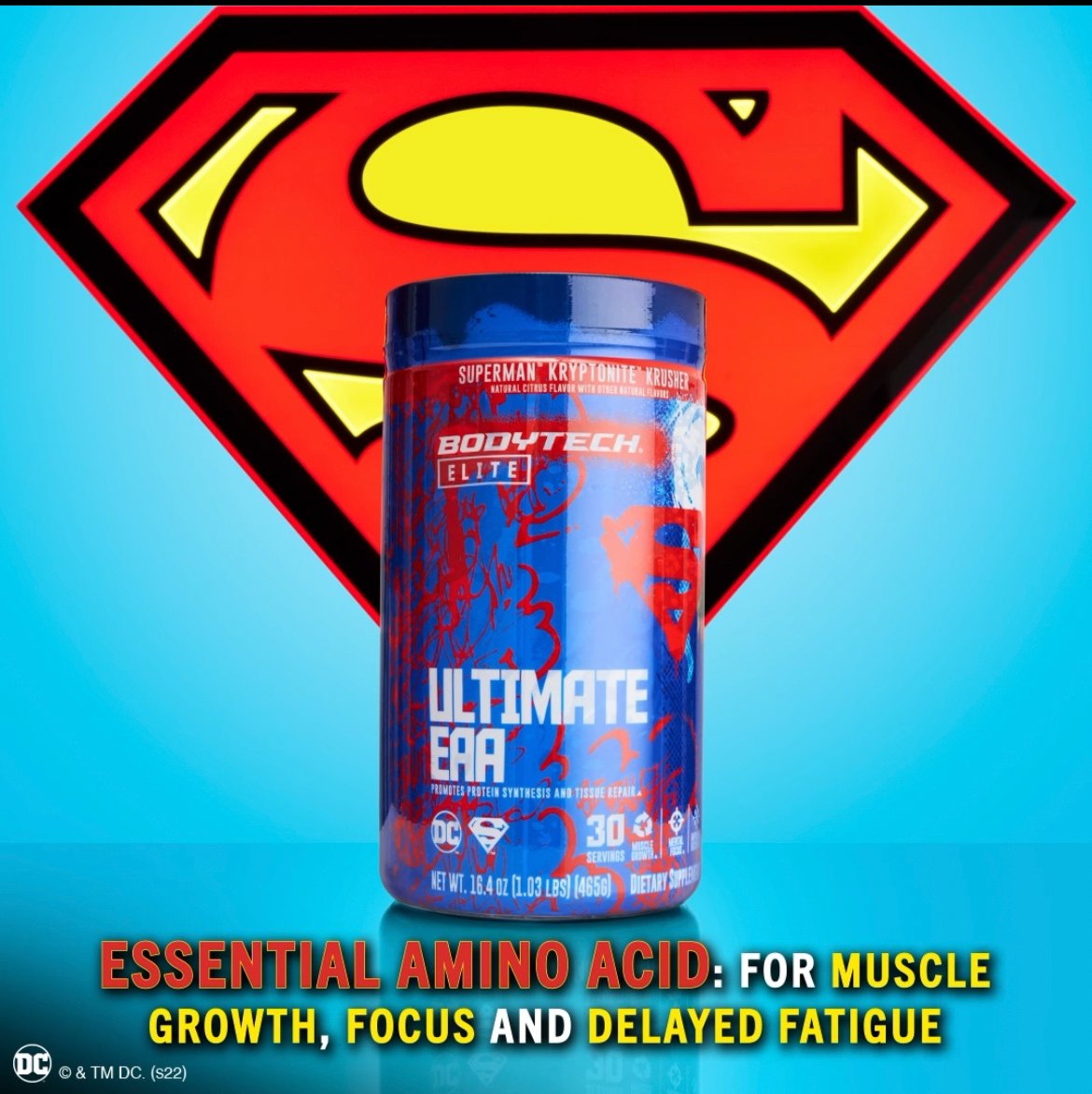 DC Comics Team Up With BodyTech To Release Superhero Supplements. - The ...