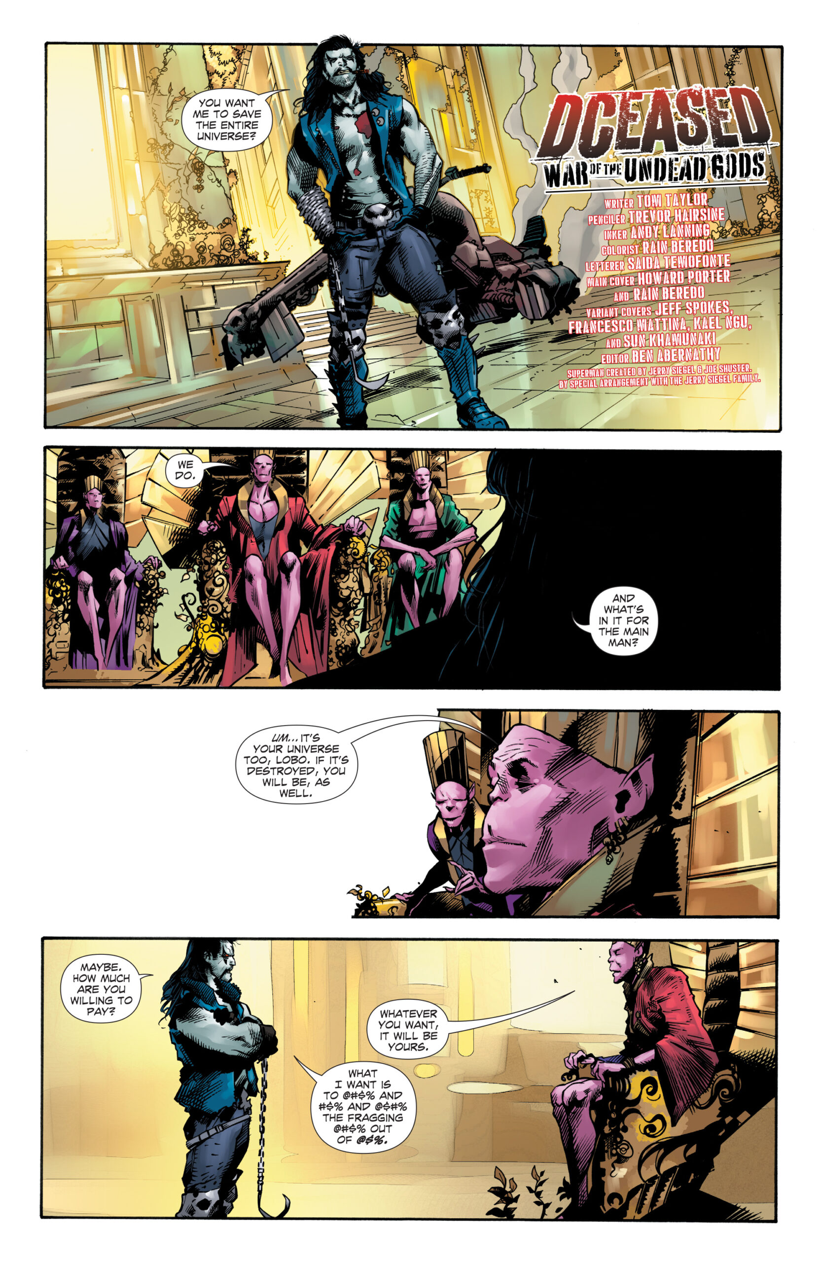 DCEASED: War Of The Undead Gods #6 Preview - The Aspiring Kryptonian ...