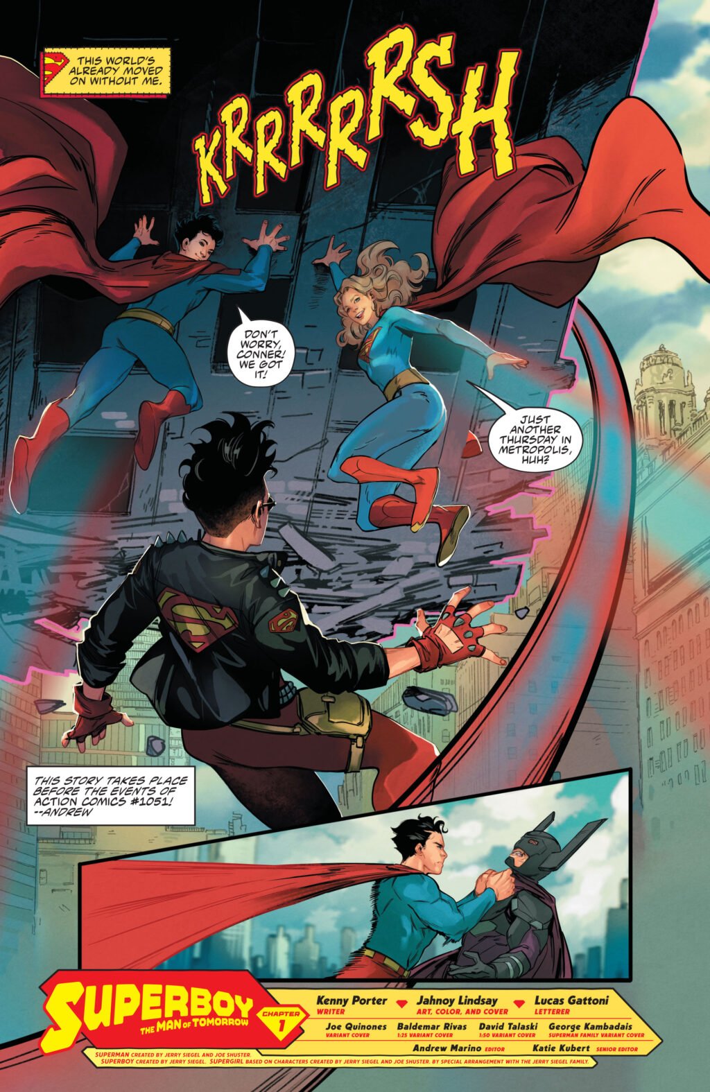 Superboy: The Man Of Tomorrow #1 Preview - The Aspiring Kryptonian ...