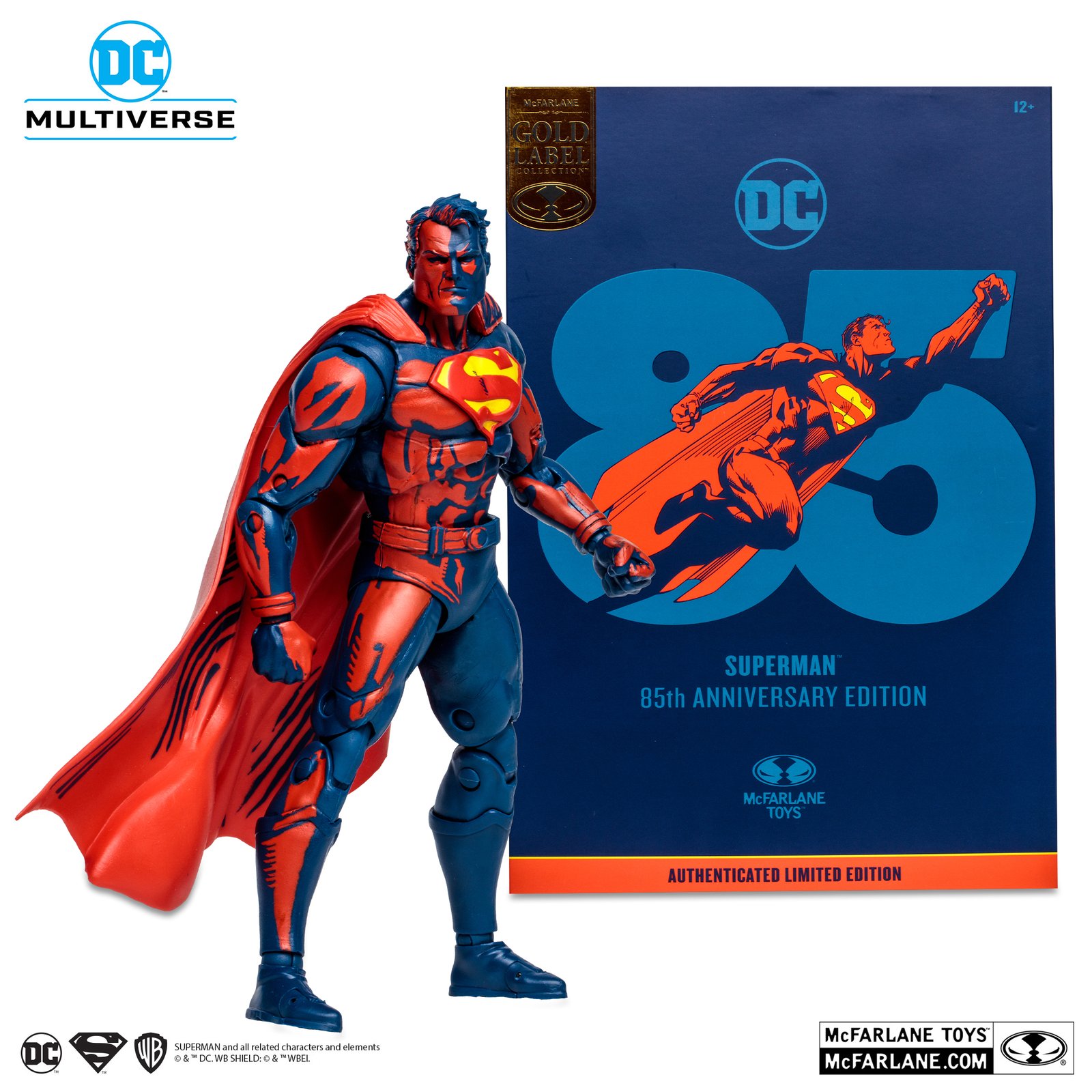 McFarlane Toys Announce SDCC Exclusive 85th Anniversary Superman Action ...