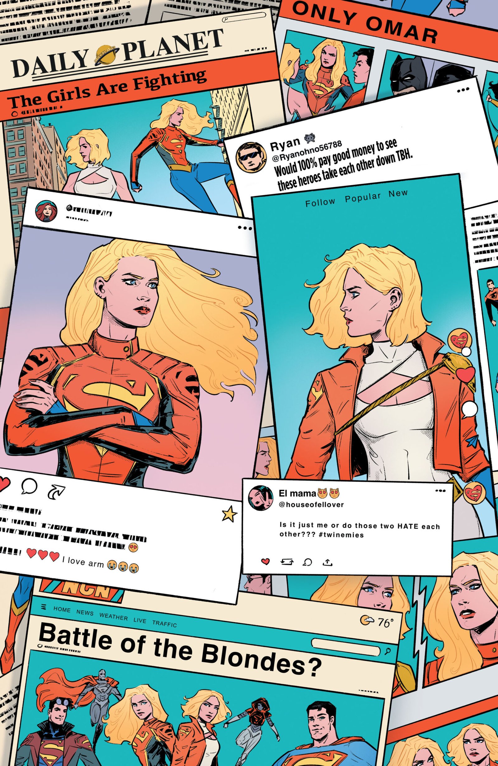 Supergirl Special 1 Preview The Aspiring Kryptonian Superman Superfan