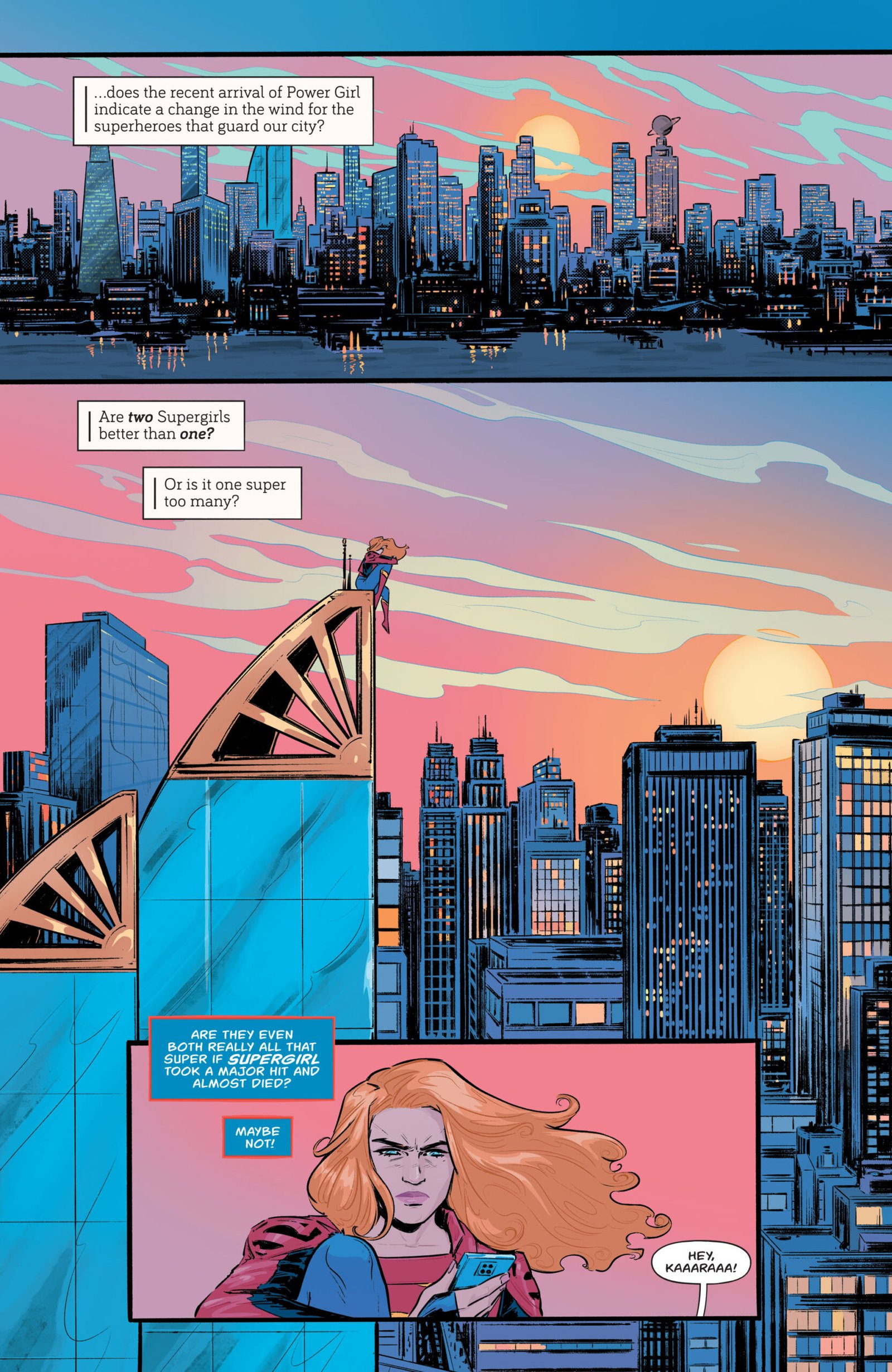 Supergirl Special 1 Preview The Aspiring Kryptonian Superman Superfan