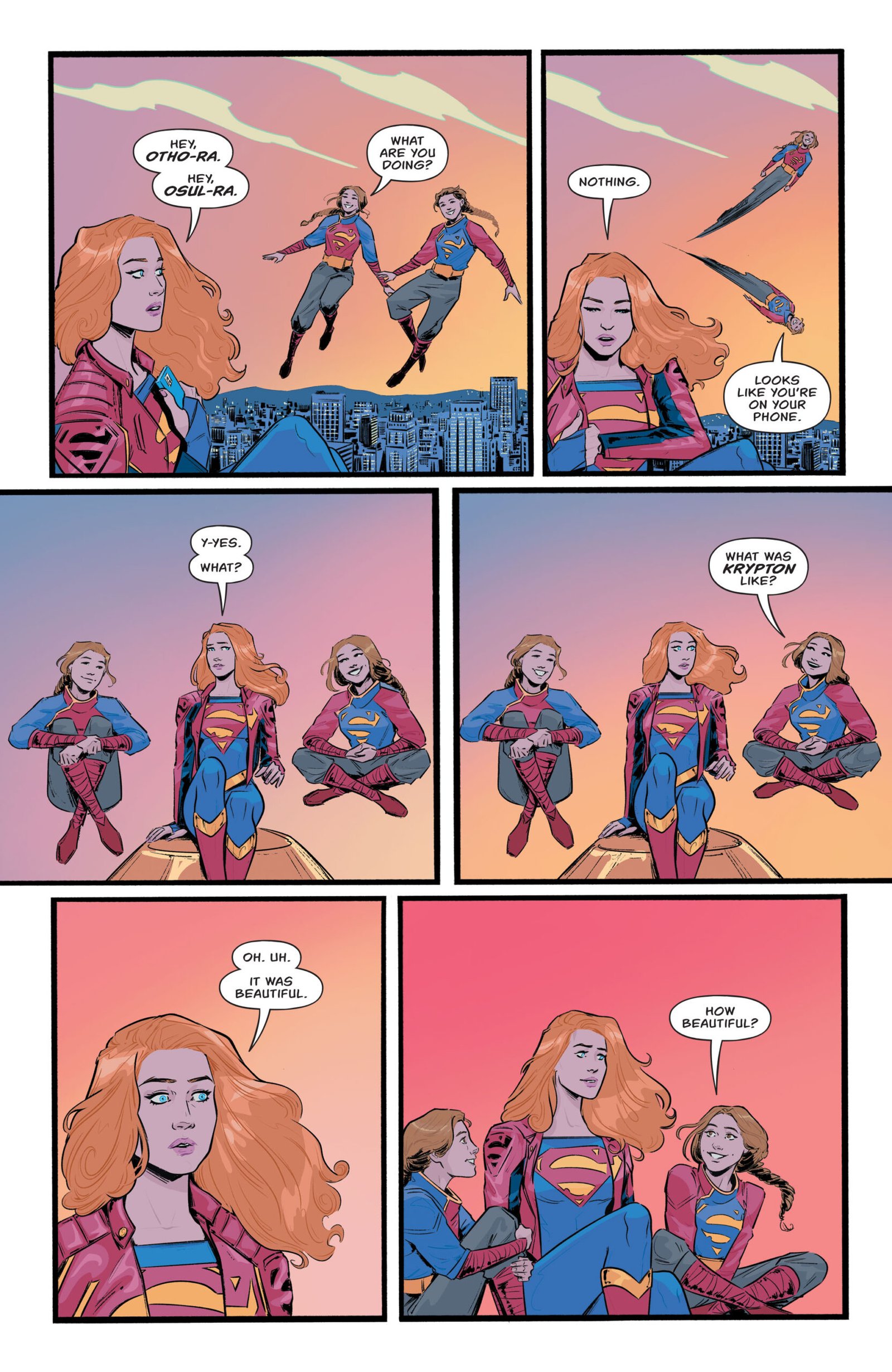 Supergirl Special 1 Preview The Aspiring Kryptonian Superman Superfan