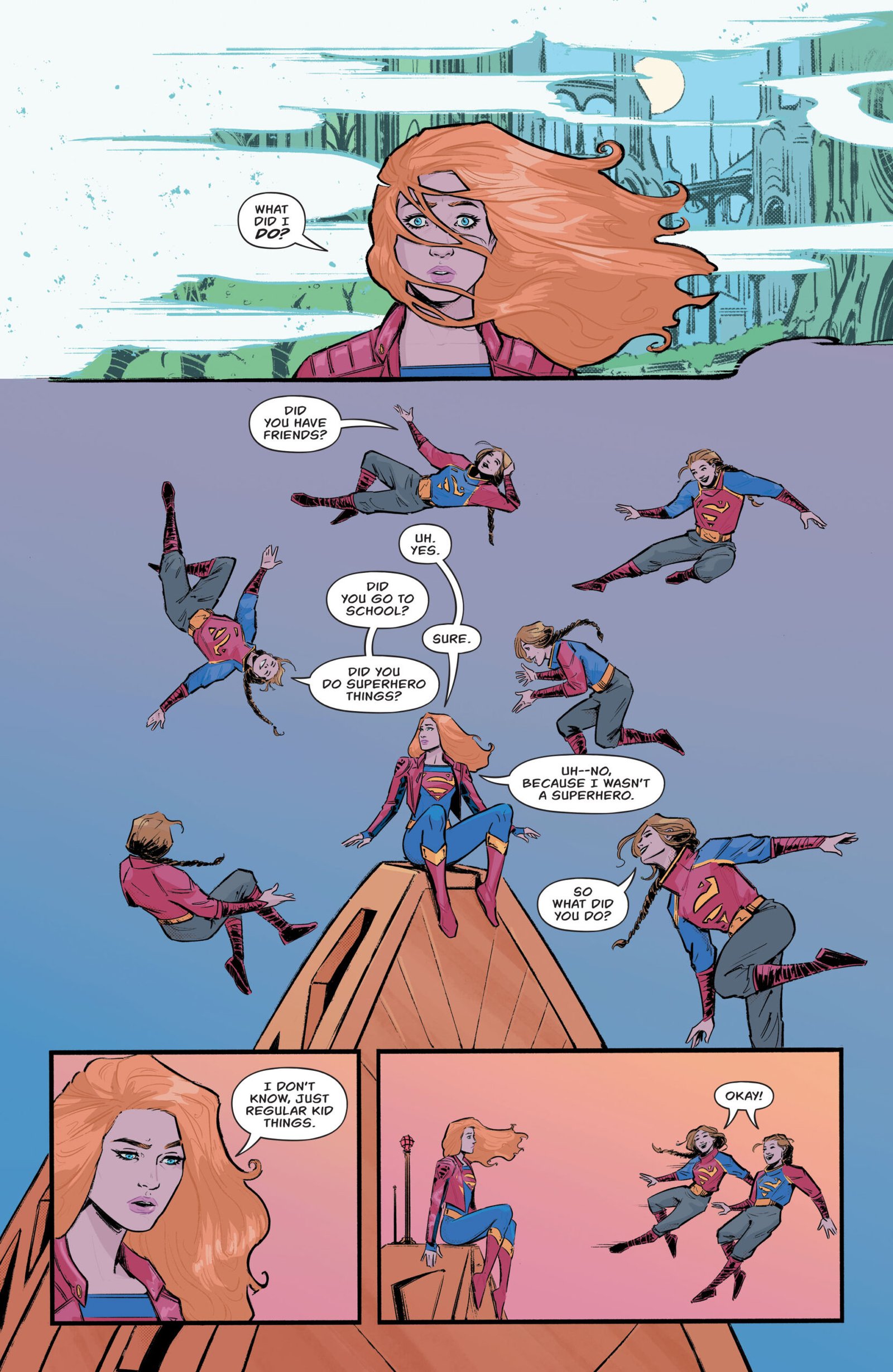 Supergirl Special 1 Preview The Aspiring Kryptonian Superman Superfan