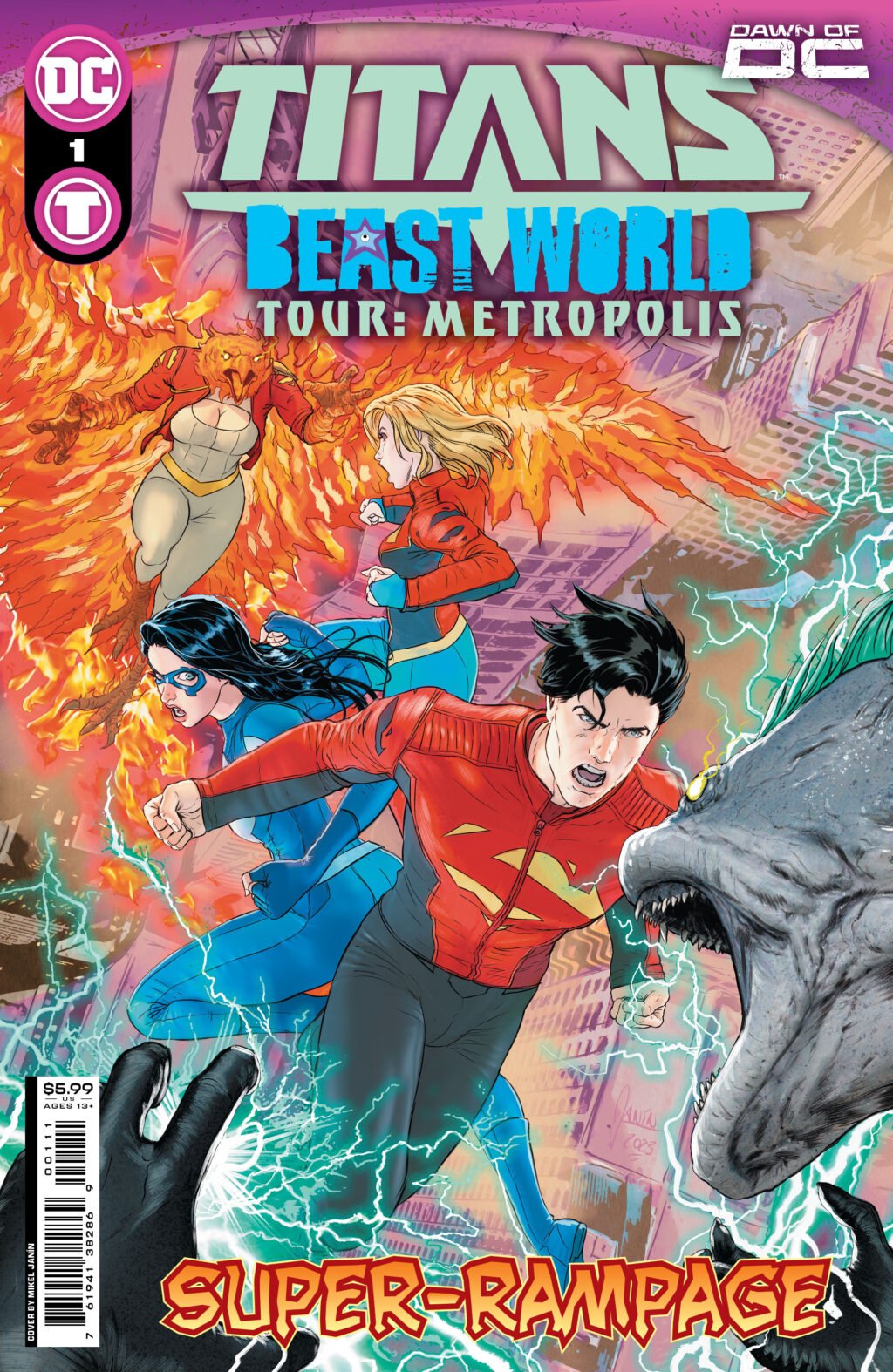 Titans: Beast World: Tour - Metropolis #1 Preview - The Aspiring ...