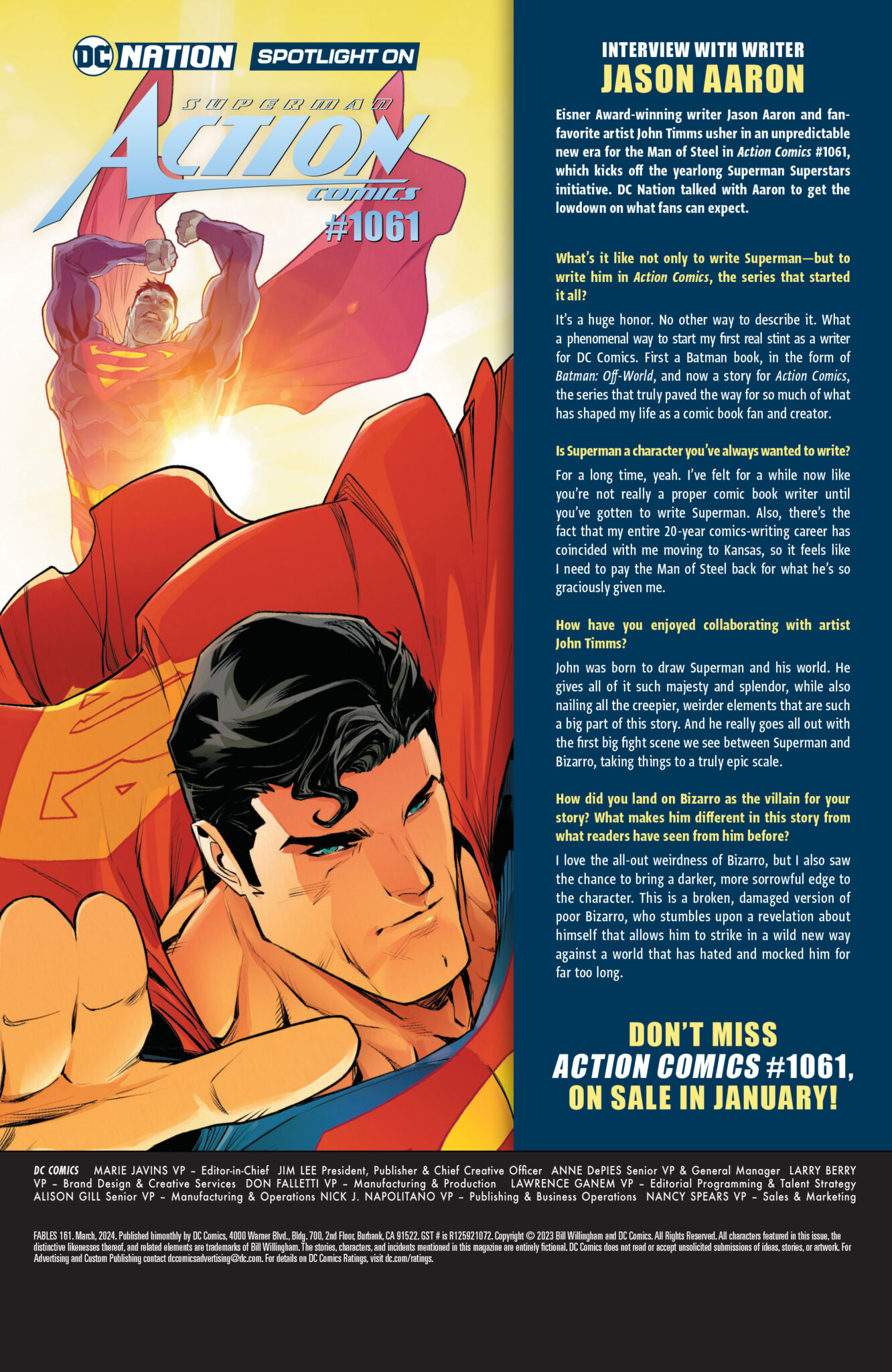 Action Comics #1061 Preview - The Aspiring Kryptonian - Superman Superfan