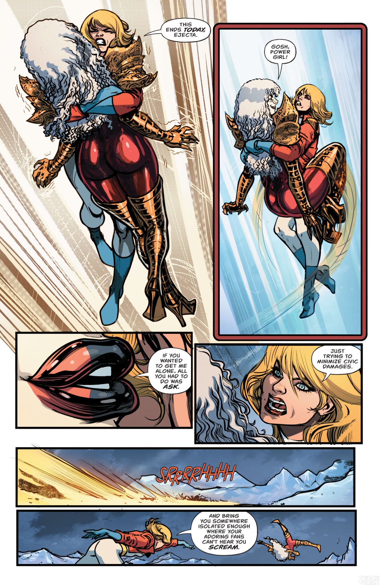 Power Girl 16 Preview The Aspiring Kryptonian Superman Superfan