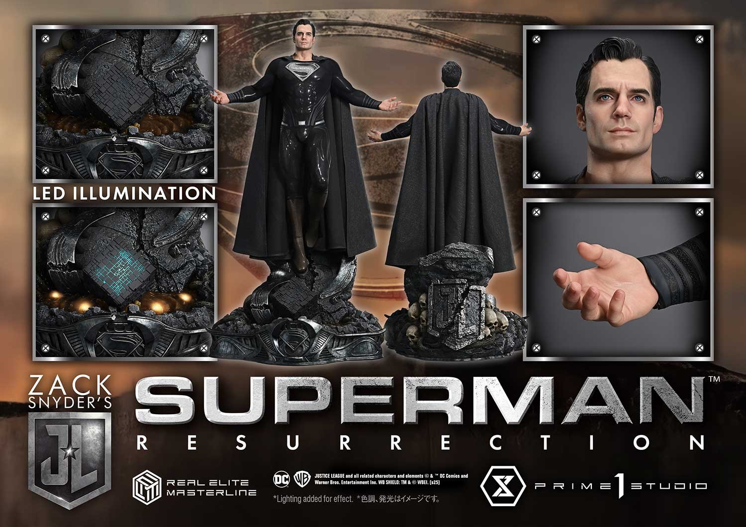 Superman Knightmare & Resurrection Real Elite Statue By Prime 1 Studio ...