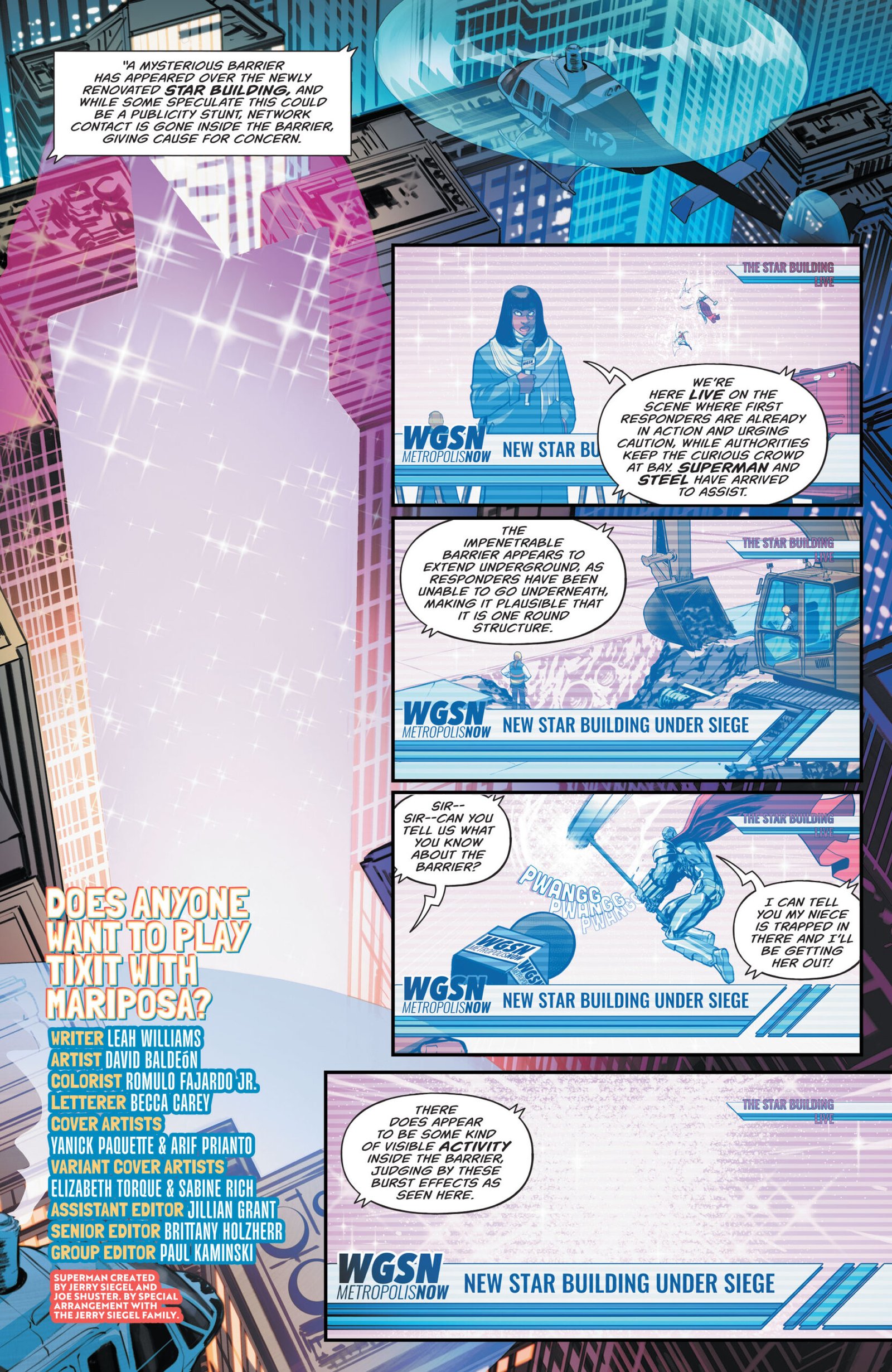 Power Girl 18 Preview The Aspiring Kryptonian Superman Superfan