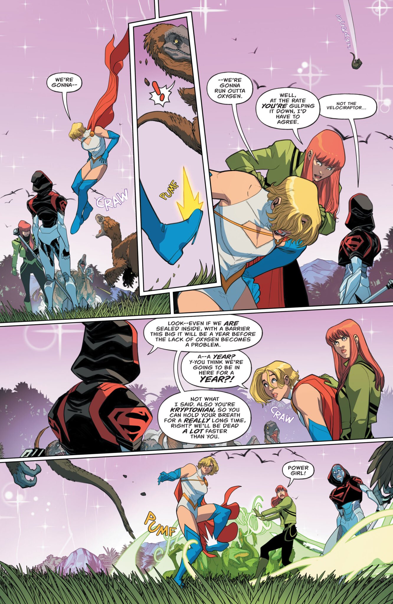 Power Girl 18 Preview The Aspiring Kryptonian Superman Superfan