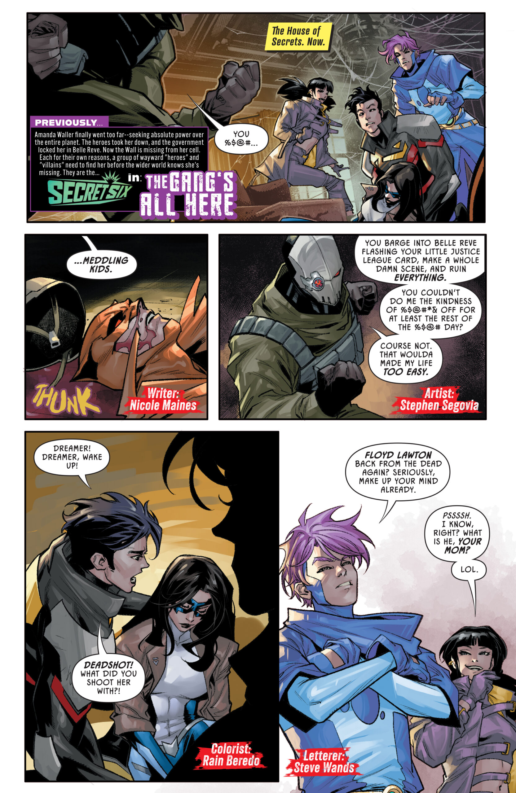 Secret Six #2 Preview - The Aspiring Kryptonian - Superman Superfan