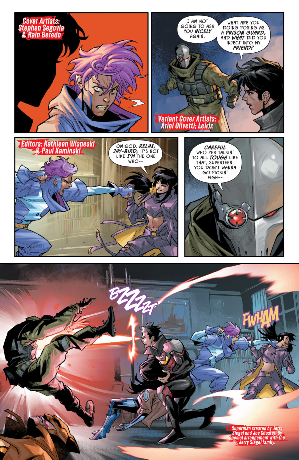 Secret Six #2 Preview - The Aspiring Kryptonian - Superman Superfan