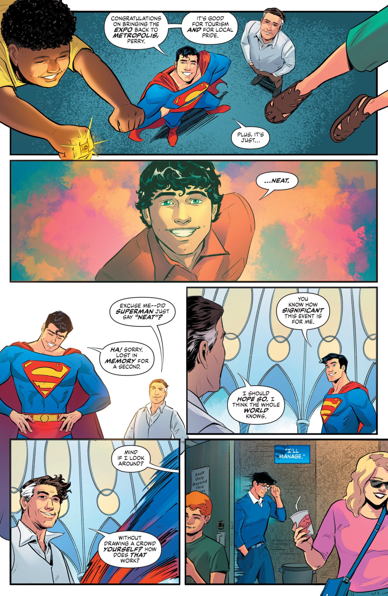 PREVIEW: Action Comics #1087 - The Aspiring Kryptonian - Superman Superfan