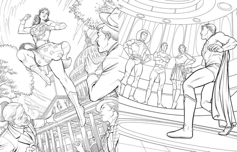 DC Release 'DC Showcase: 90th Anniversary Official Colouring Book ...