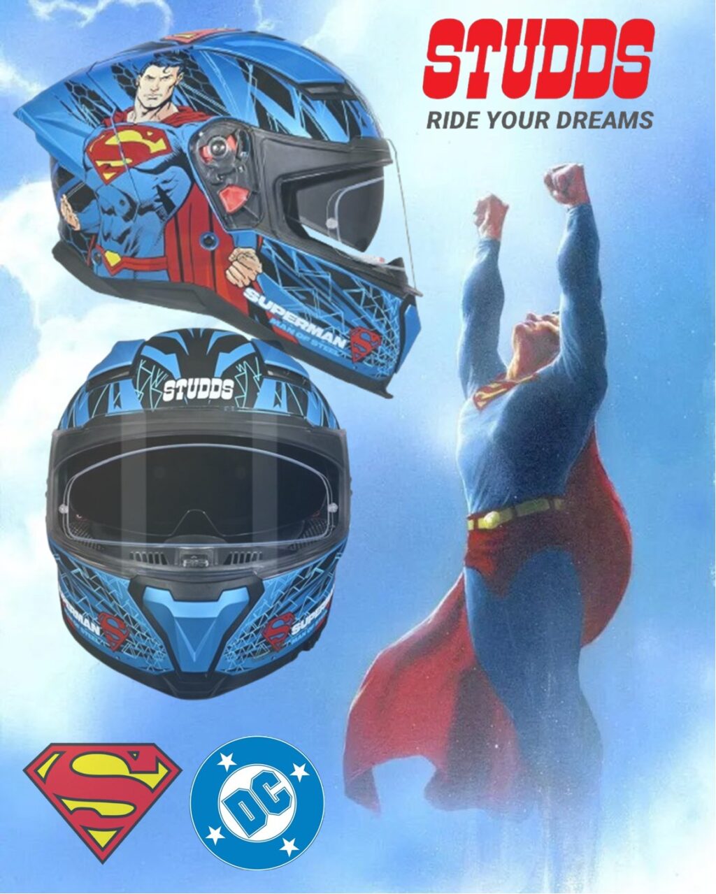 Helios Superman Helmets Arrives From Studds - The Aspiring Kryptonian ...