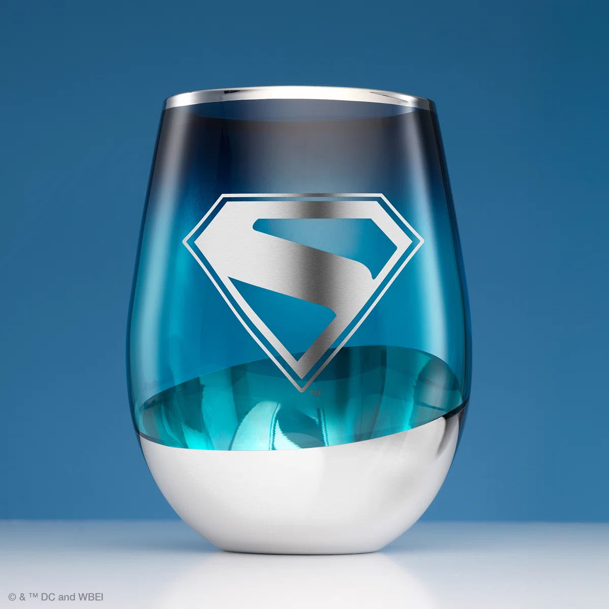 JoyJolt Release Premium Superman Themed Stemless Glasses - The Aspiring ...