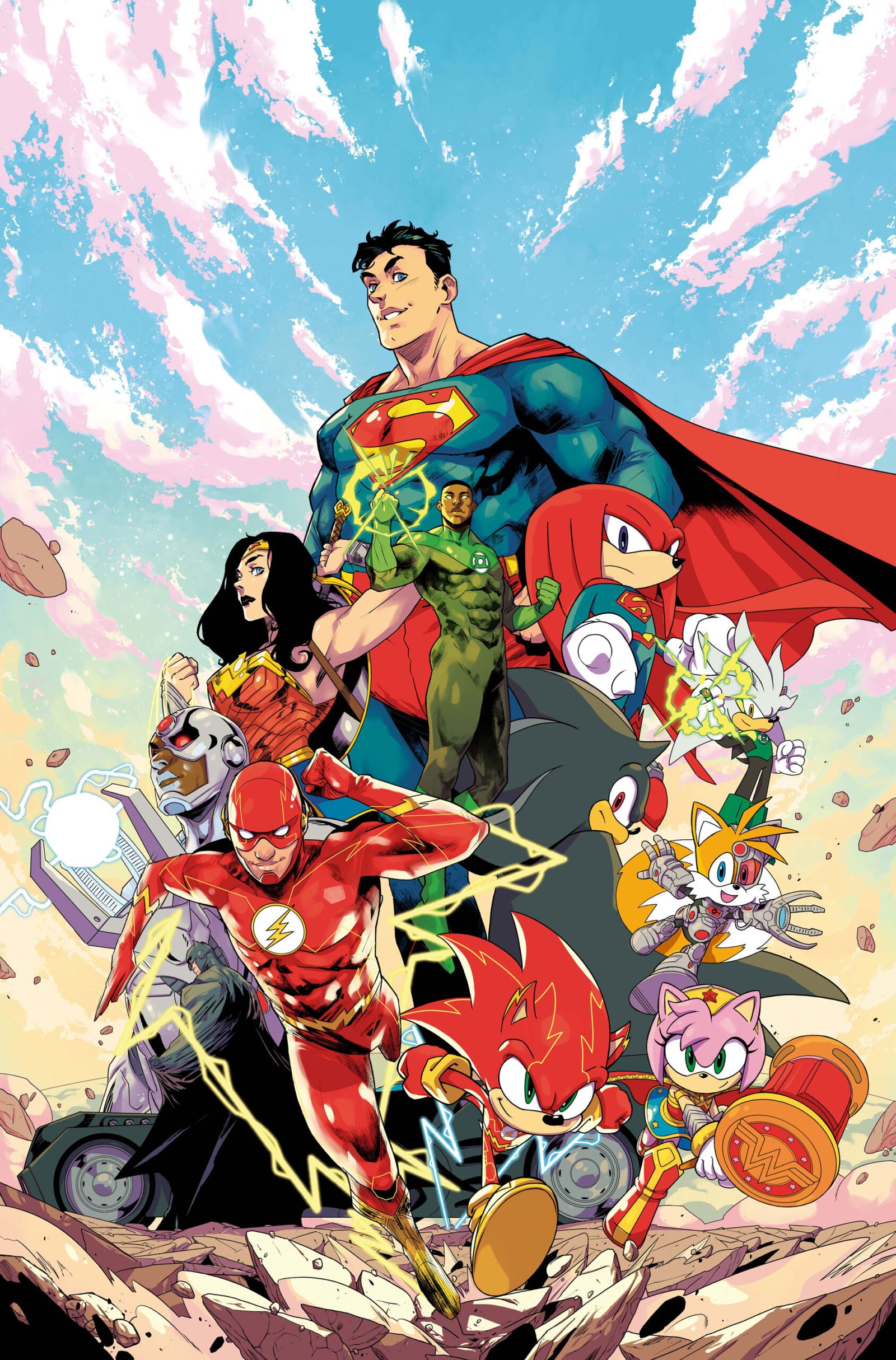 DC Comics Announce 'DC x Sonic The Hedgehog: Metal Legion' Crossover ...